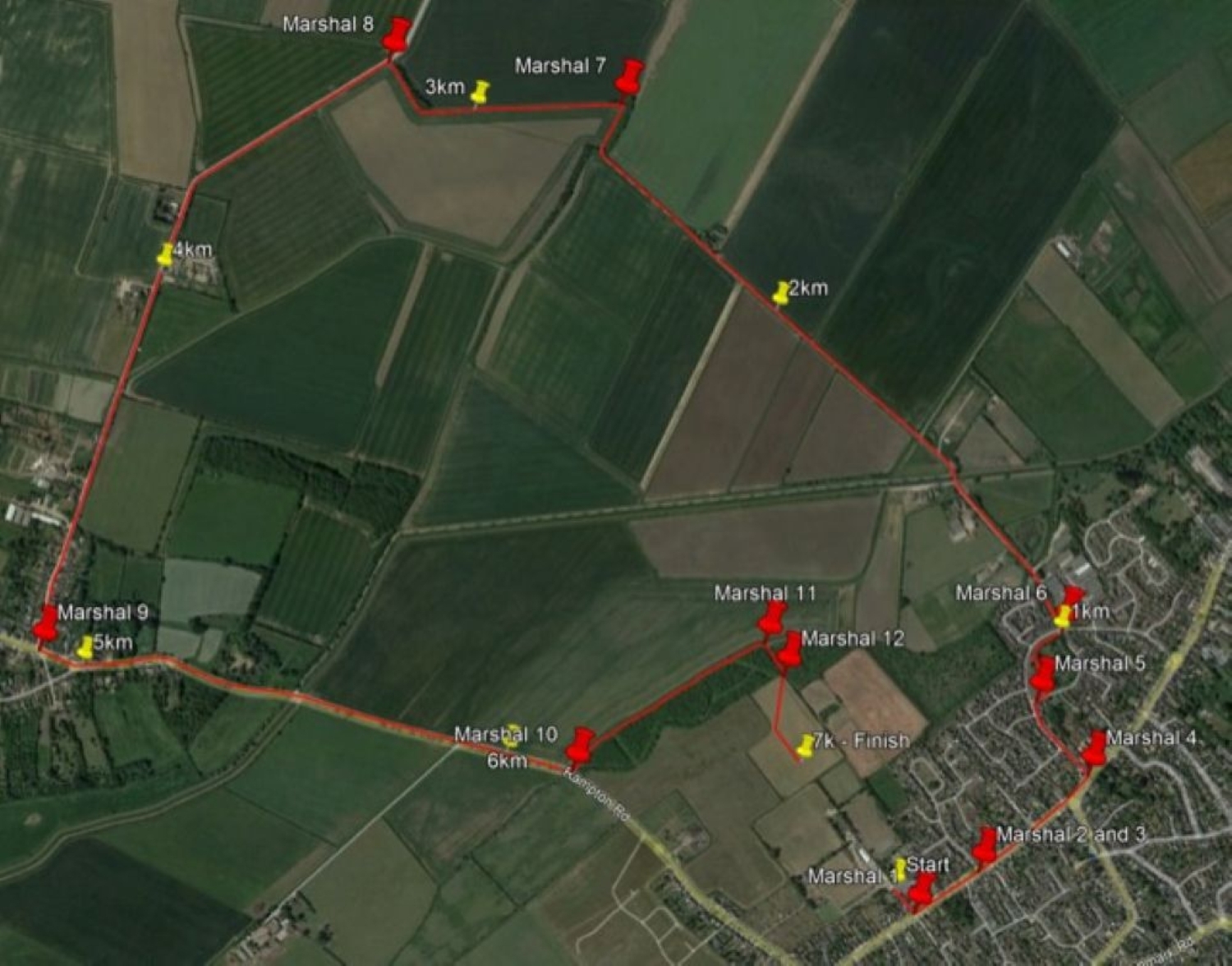 Cottenham Fun Run 2025 - The Entry Point