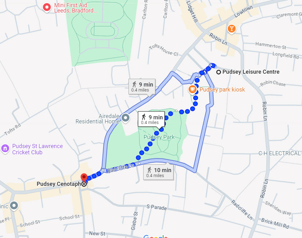 Pudsey 10k 2025 - The Entry Point